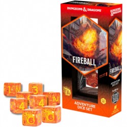 Sirius Dice - D&D Adventure Dice: Fireball (8)